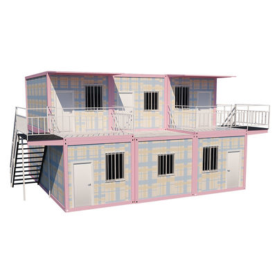 Modular Prefabricated Container Van Room Homes 2 Storey Container House